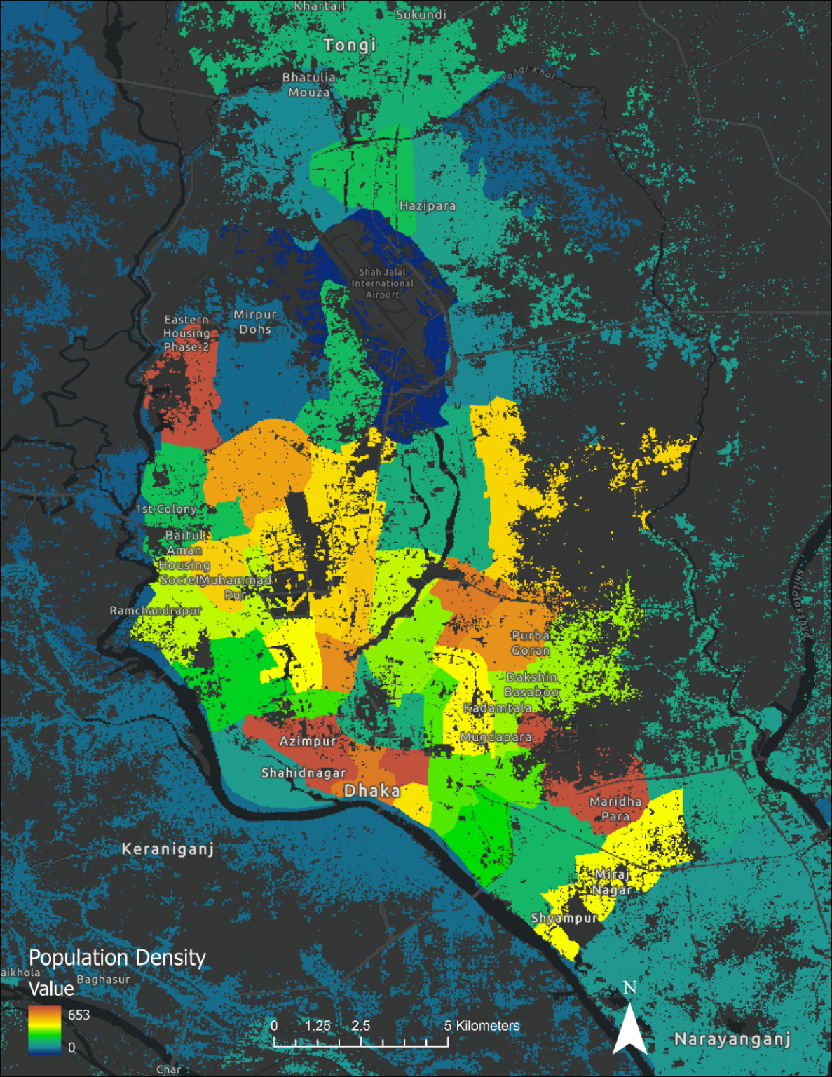 Visualizing Relationship Between Flooding and Population Density in ...